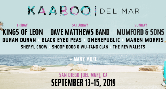 KAABOO Festival Reveals 2019 Lineup with Dave Matthews Band, Kings of ...