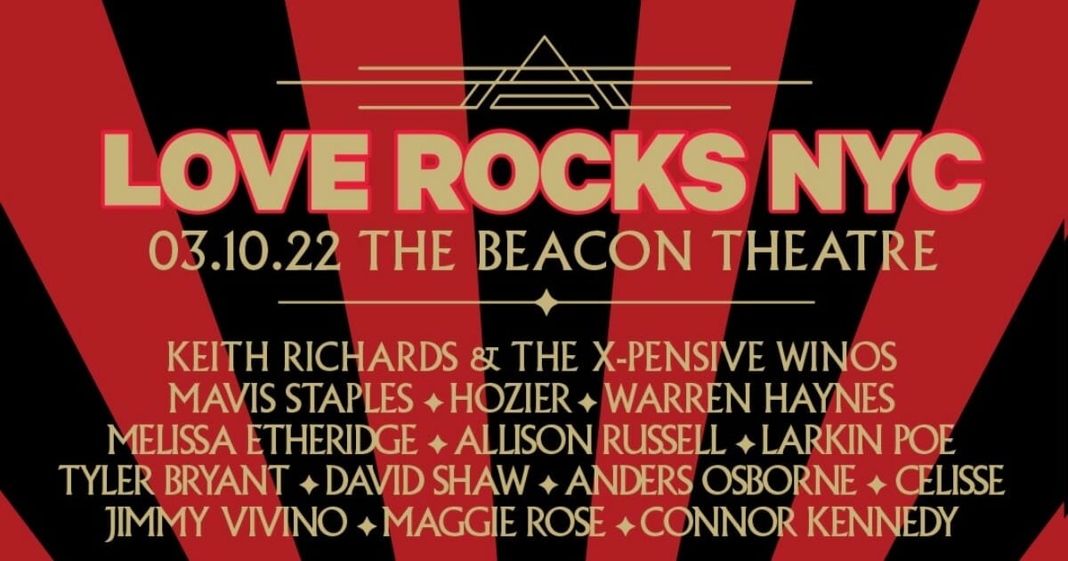Love Rocks NYC Benefit Concert to Welcome Keith Richards & The X ...