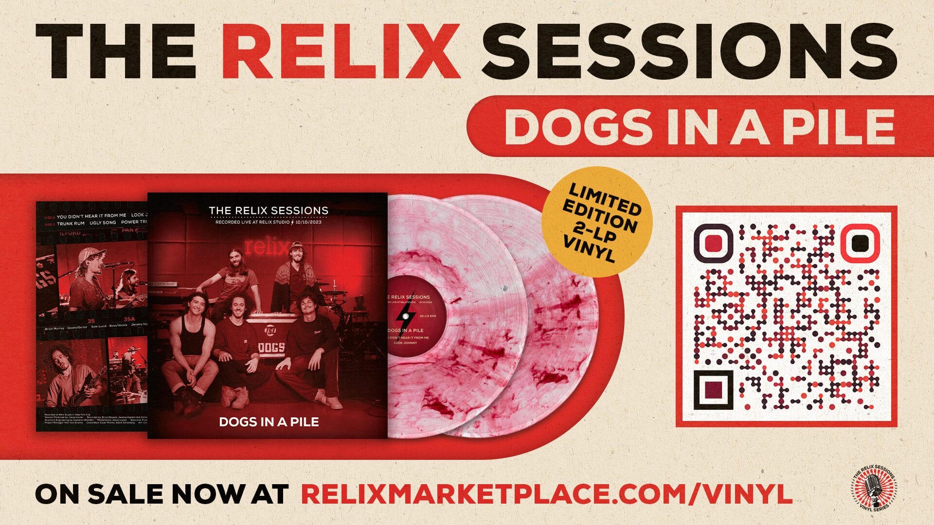 Dogs In A Pile Release Limited Edition ‘The Relix Session’ Vinyl Record
