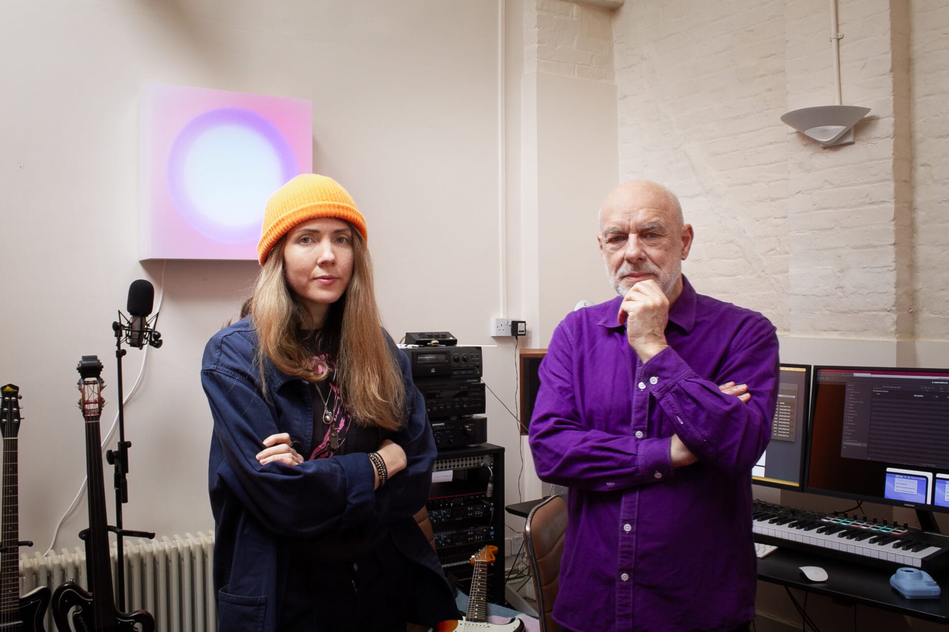 Listen: Brian Eno and Beatie Wolfe Unveil Collaborative Albums Luminal ...