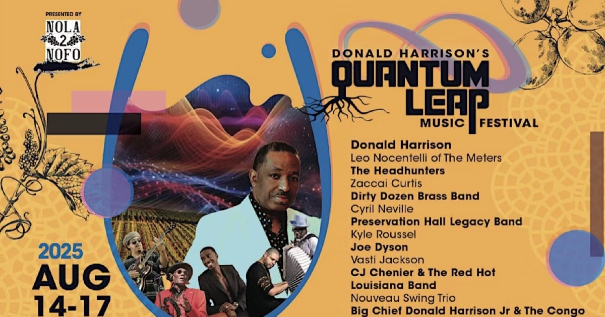 Donald Harrison Unveils Artist Lineup for Second Installment of Quantum ...