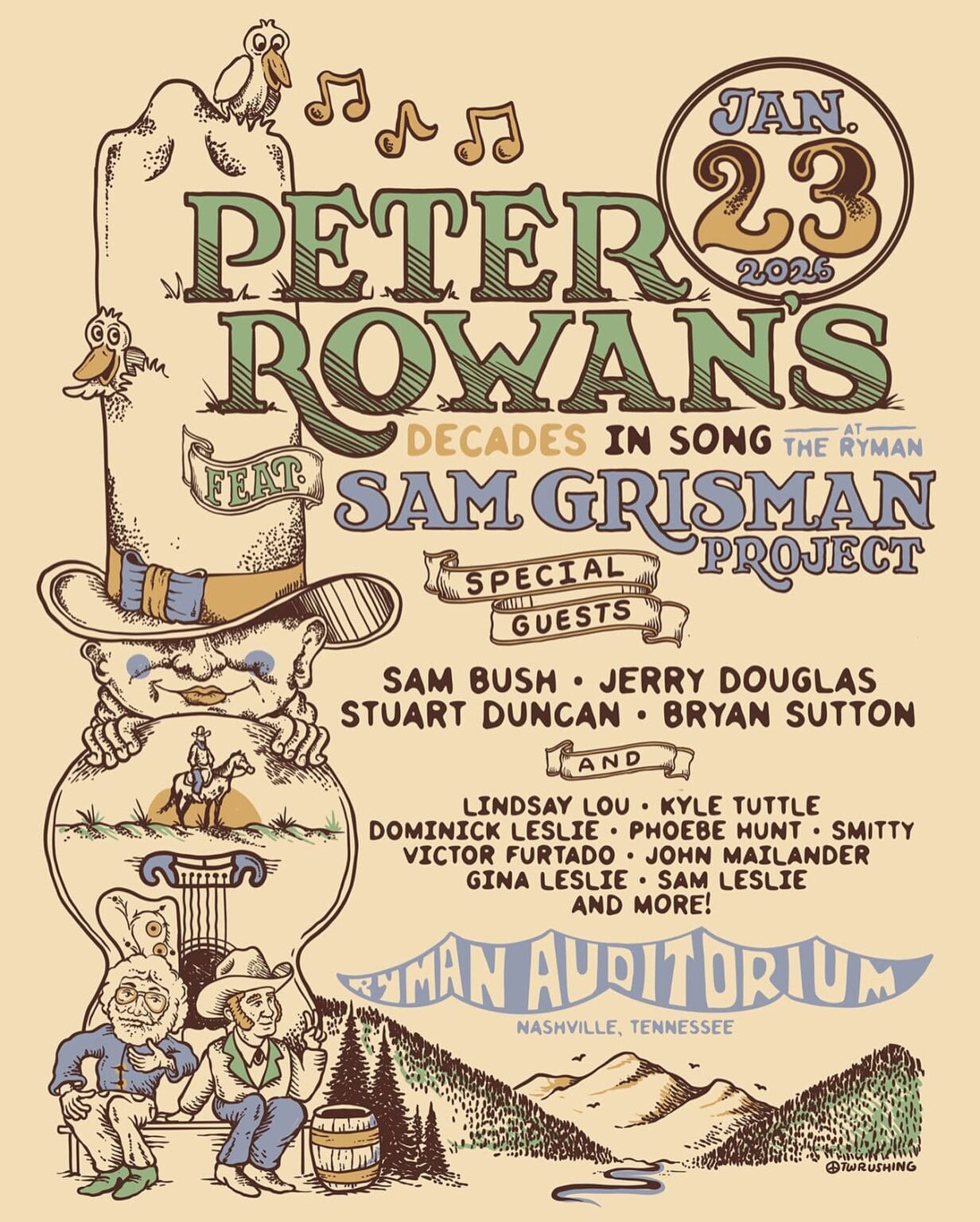 Decades in Song: Celebrating the Eras of Peter Rowan to Feature Sam ...
