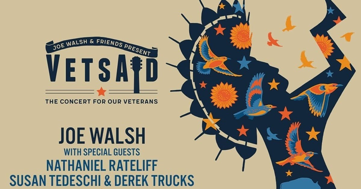 Joe Walsh Details Ninth Annual VetsAid with Vince Gill, Susan Tedeschi ...