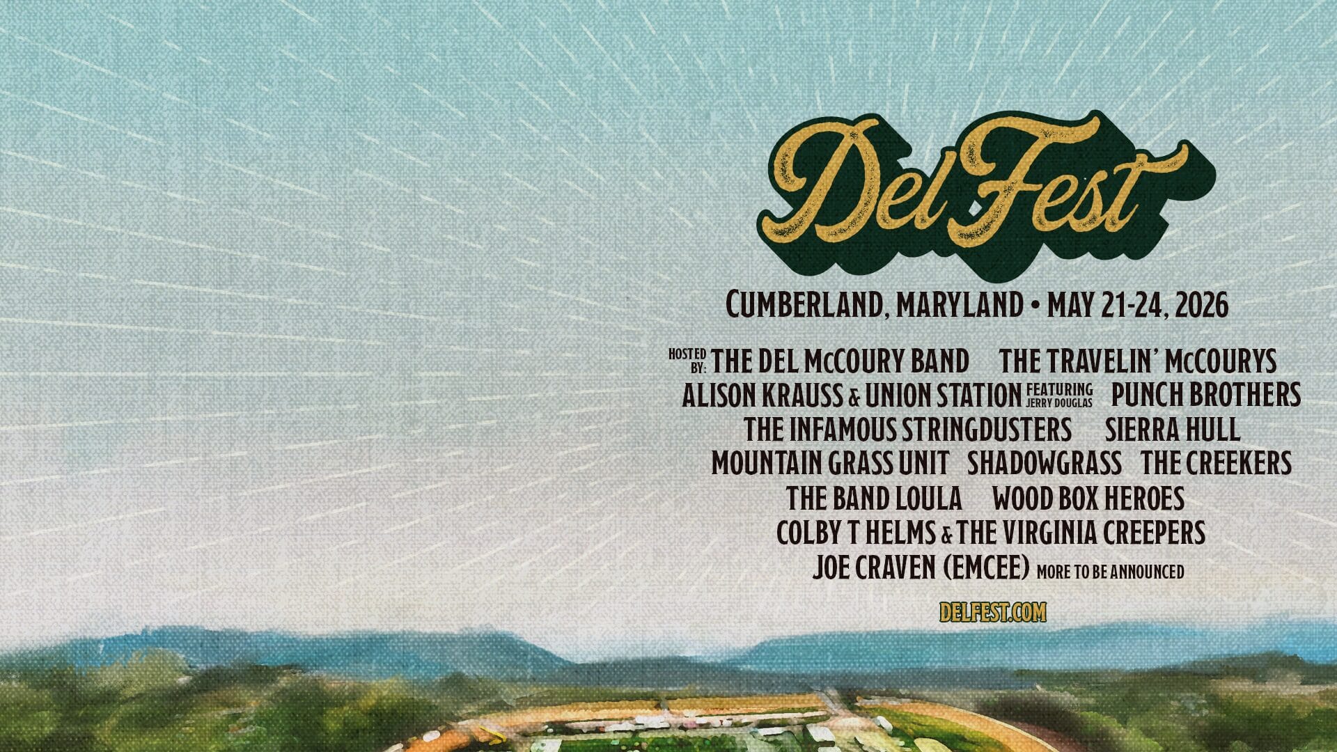 DelFest Unveils Initial 2026 Lineup: Del McCoury Band, Alison Krauss ...
