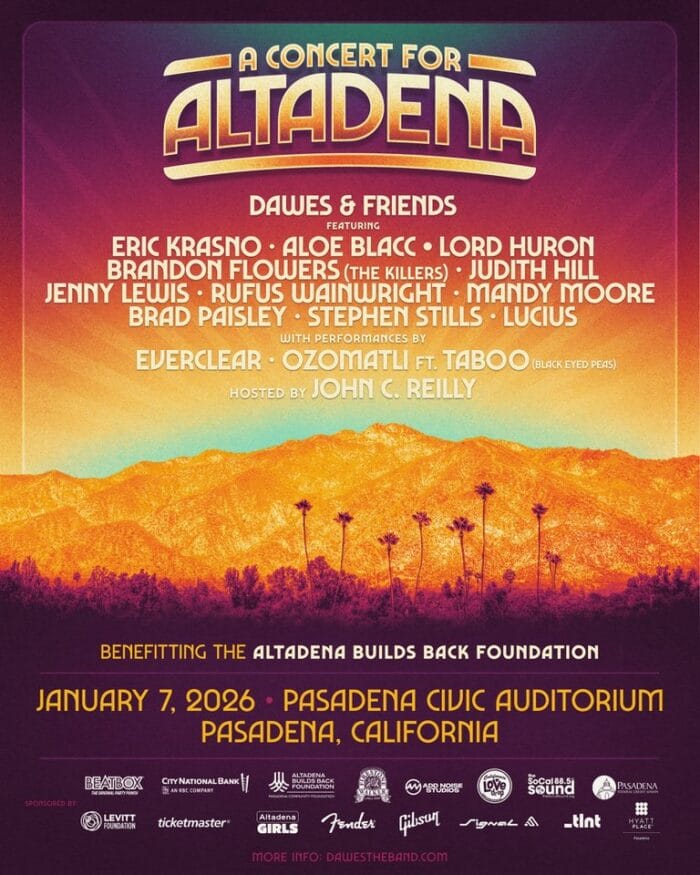 Dawes Extend Artist Lineup for "A Concert for Altadena," Add John C ...
