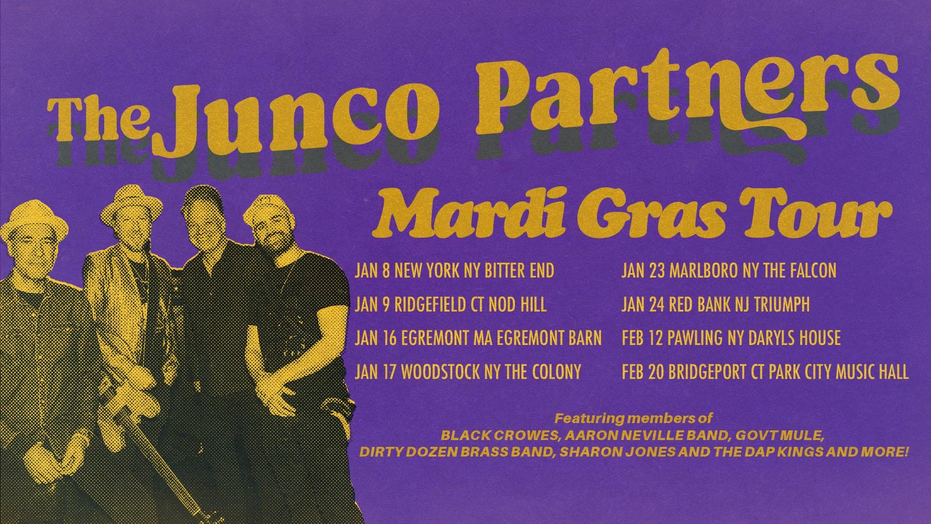 The Junco Partners' Mardi Gras Tour Begins Tonight in New York City