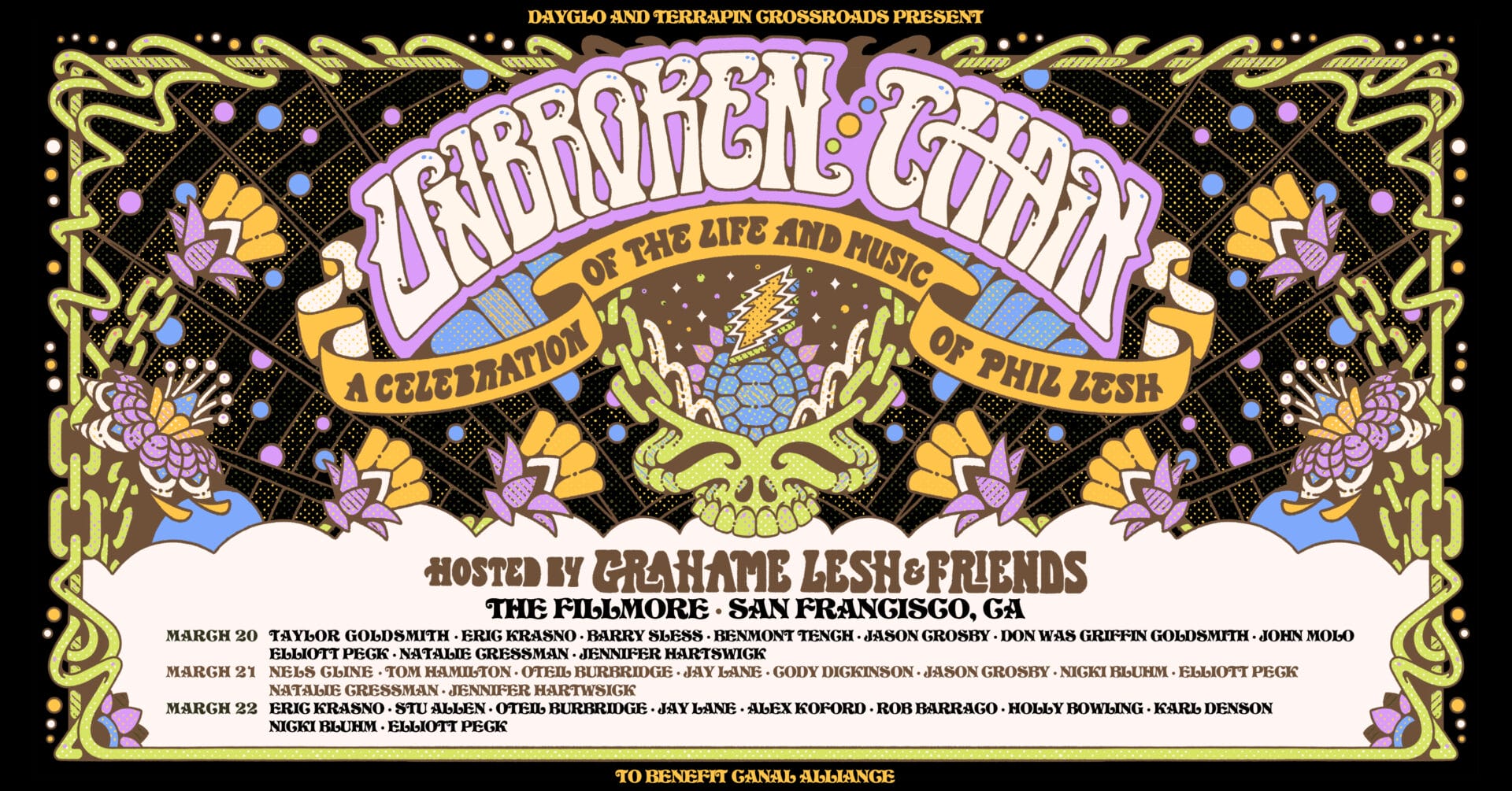 Grahame Lesh & Friends Announce West Coast Extension of Unbroken Chain ...