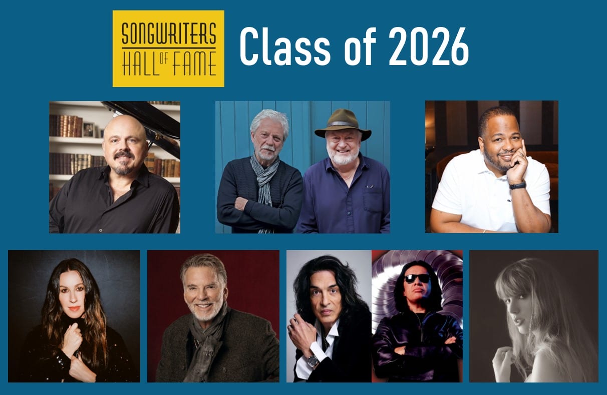 Songwriters Hall of Fame Reveals 2026 Inductees: Taylor Swift, Gene ...