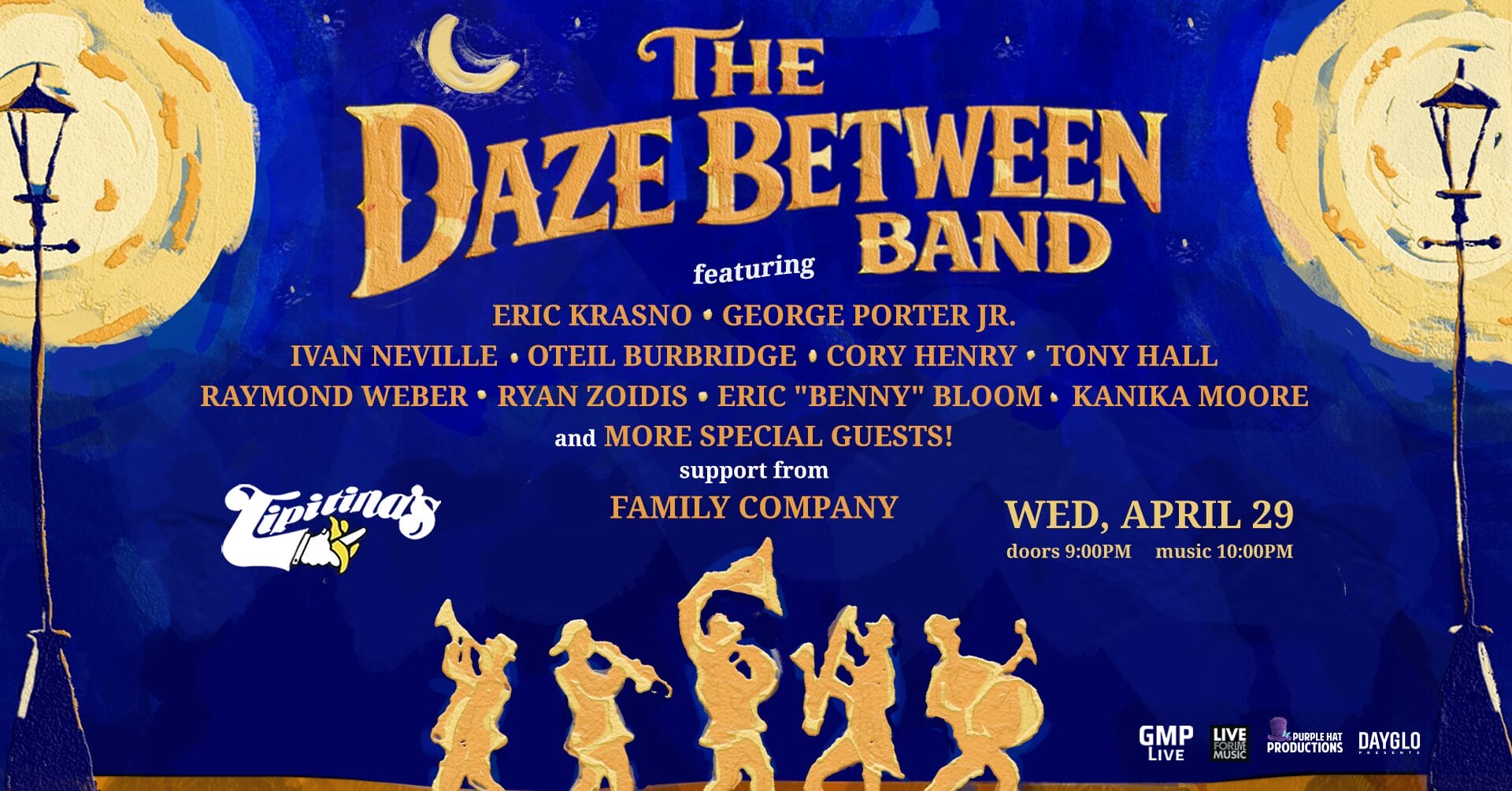 The Daze Between Band to Return to Tipitina’s During Jazz Fest