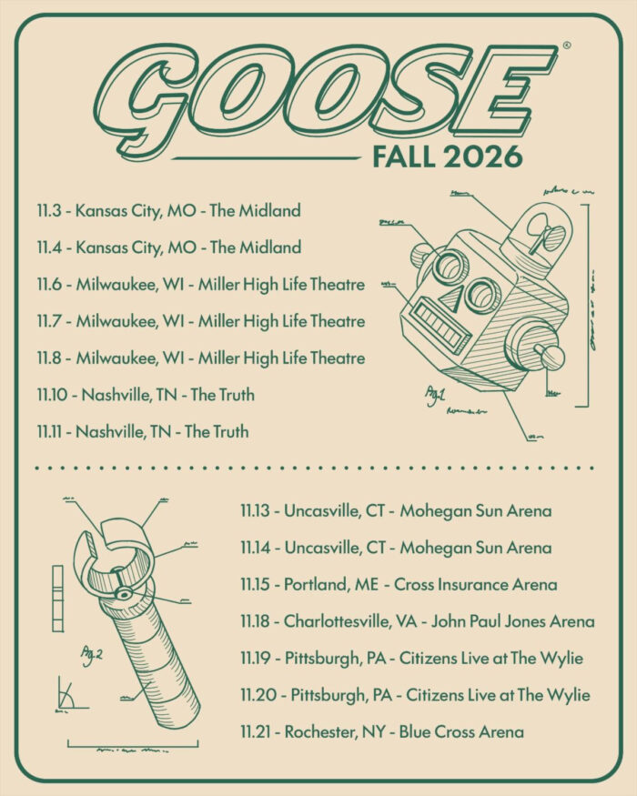 Goose Announce Fall Tour After Sold-Out Amsterdam Doubleheader